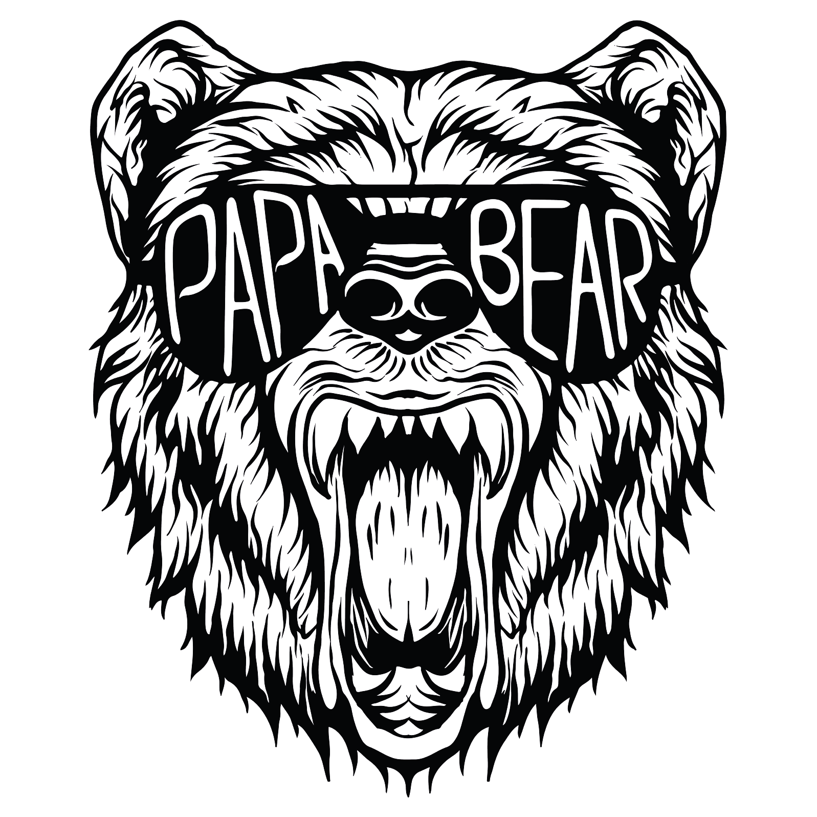 Papa Bear Design - DTF Ready for Print – DTF Delaware