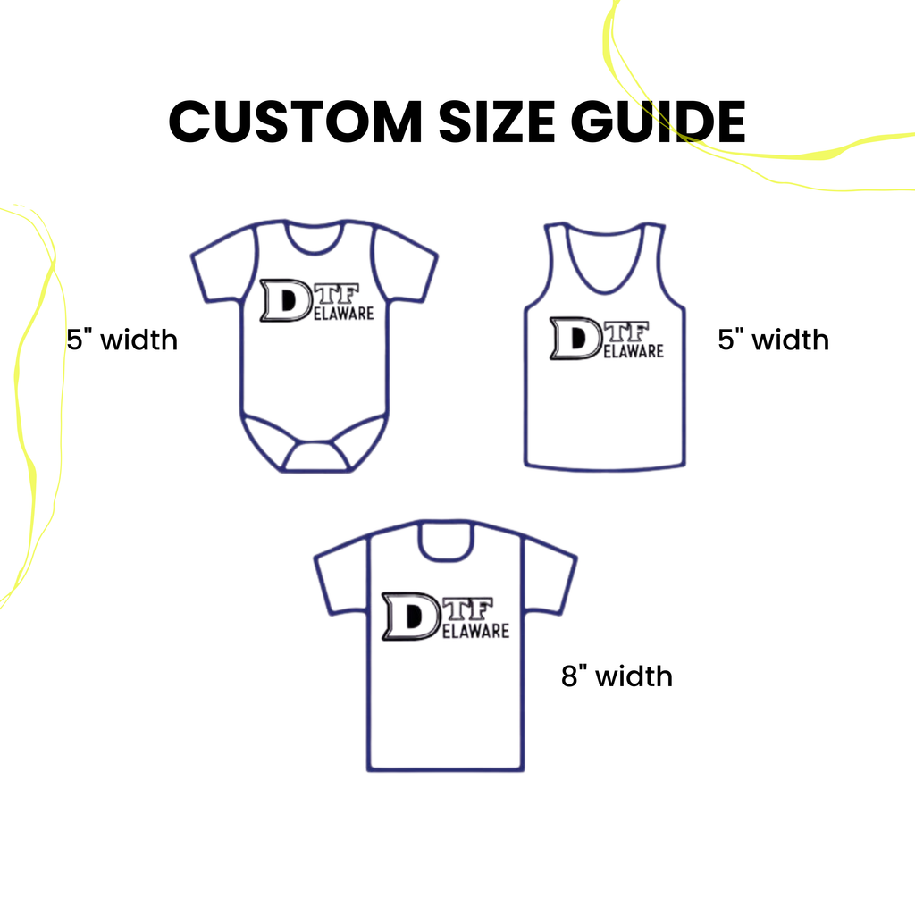 Custom DTF Transfers by Size | Heat Press-Ready Prints