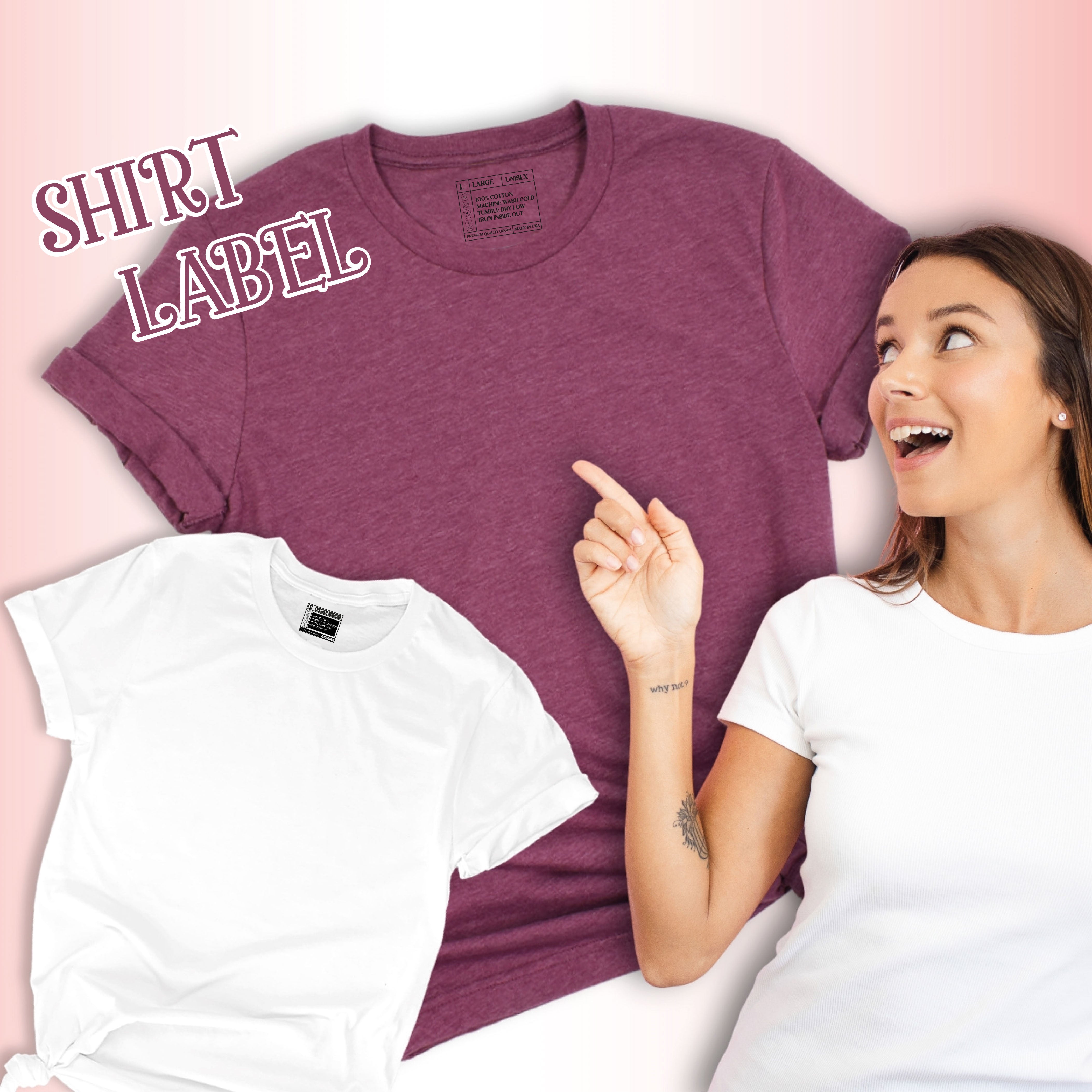 DTF Label Bundle | Bulk Custom Apparel Labels